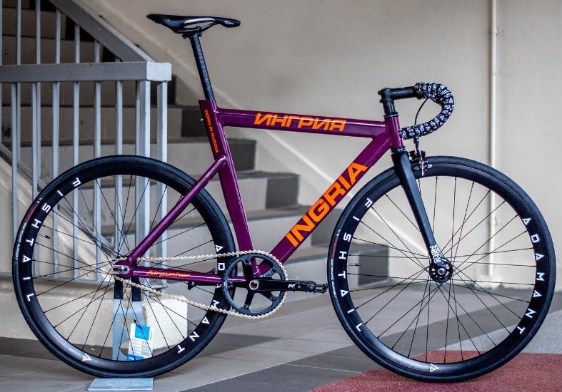 INGRIA Airpusher Fullbike brown/orange colourway – FISHTAIL CYCLERY