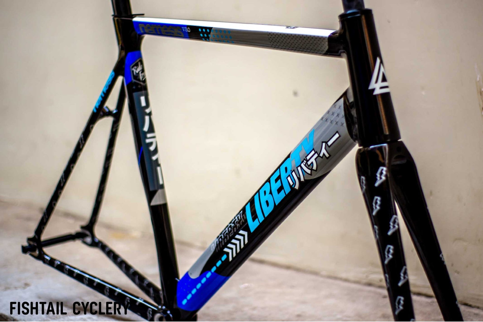 LIBERTY Nemesis V3 Katana Track Frameset – FISHTAIL CYCLERY